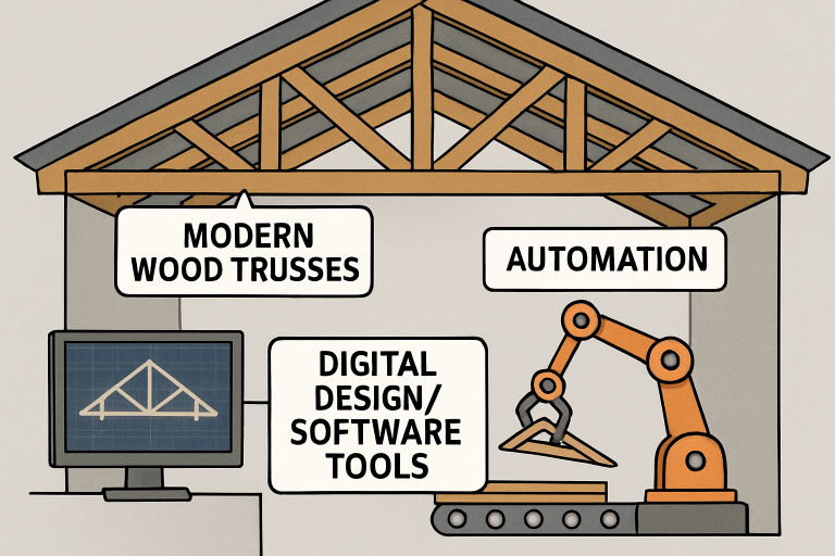 Innovative Trends in Wood Roof Trusses - Prim Mart