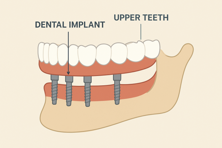 All-on-4 Dental Implants: Benefits, Costs, Risks, and Candidacy