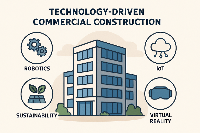 Construction Technologies Shaping Modern Commercial Spaces